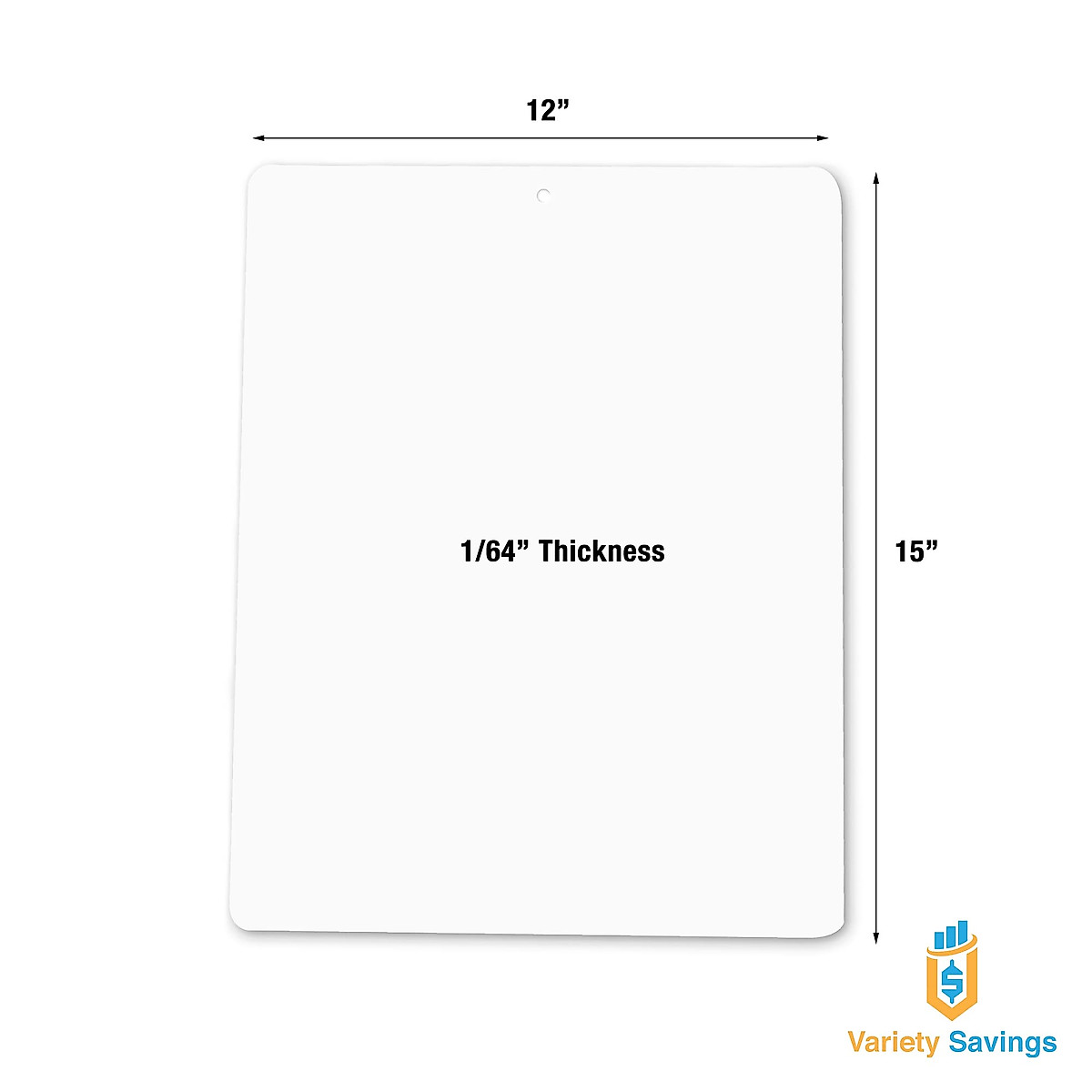 Kitchen Cutting Board | Flexible Chopping Mats | Food Safety | Hanging Hole for Easy Drying | 12x15” Size | Set of 4