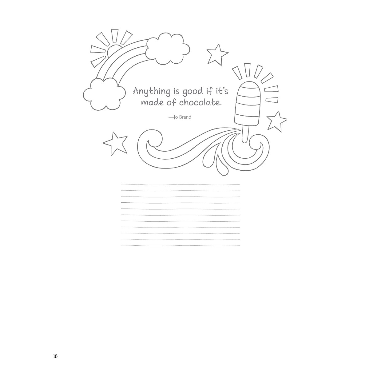 Notebook Doodles Sweets & Treats: Coloring & Activity Book (Design Originals) 32 Scrumptious Designs; Beginner-Friendly Empowering Art Activities for Tweens, on Extra-Thick Perforated Pages