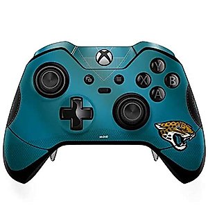 Skinit Decal Gaming Skin Compatible with Xbox One Elite Controller - Officially Licensed NFL Jacksonville Jaguars Team Jersey Design