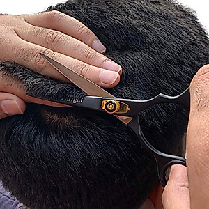 Hair Cutting Scissors Professional Hair Shears 5.5" - Razor Edged Durable Hair Cutting Tools - Handcrafted Barber Scissors in Japanese Stainless Steel - Scissors for Hair Cutting Men & Women
