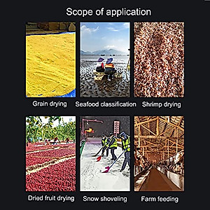 Snow Shovel, Shovel Head, Square Shovels with Wooden Straight Handle, Clear Polypropylene Snow Shovel, Sturdy and Durable, Strong Load-bearing Capacity, for Driveway Home Garden Camping Beach ( Size :