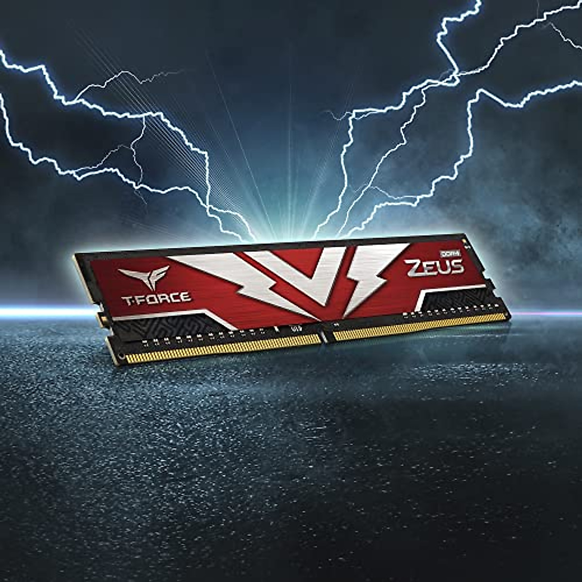 TEAMGROUP T-Force Zeus DDR4 32GB Kit (2 x 16GB) 3200MHz (PC4 25600) CL16 Desktop Gaming RAM Memory Module - TTZD432G3200HC16FDC01