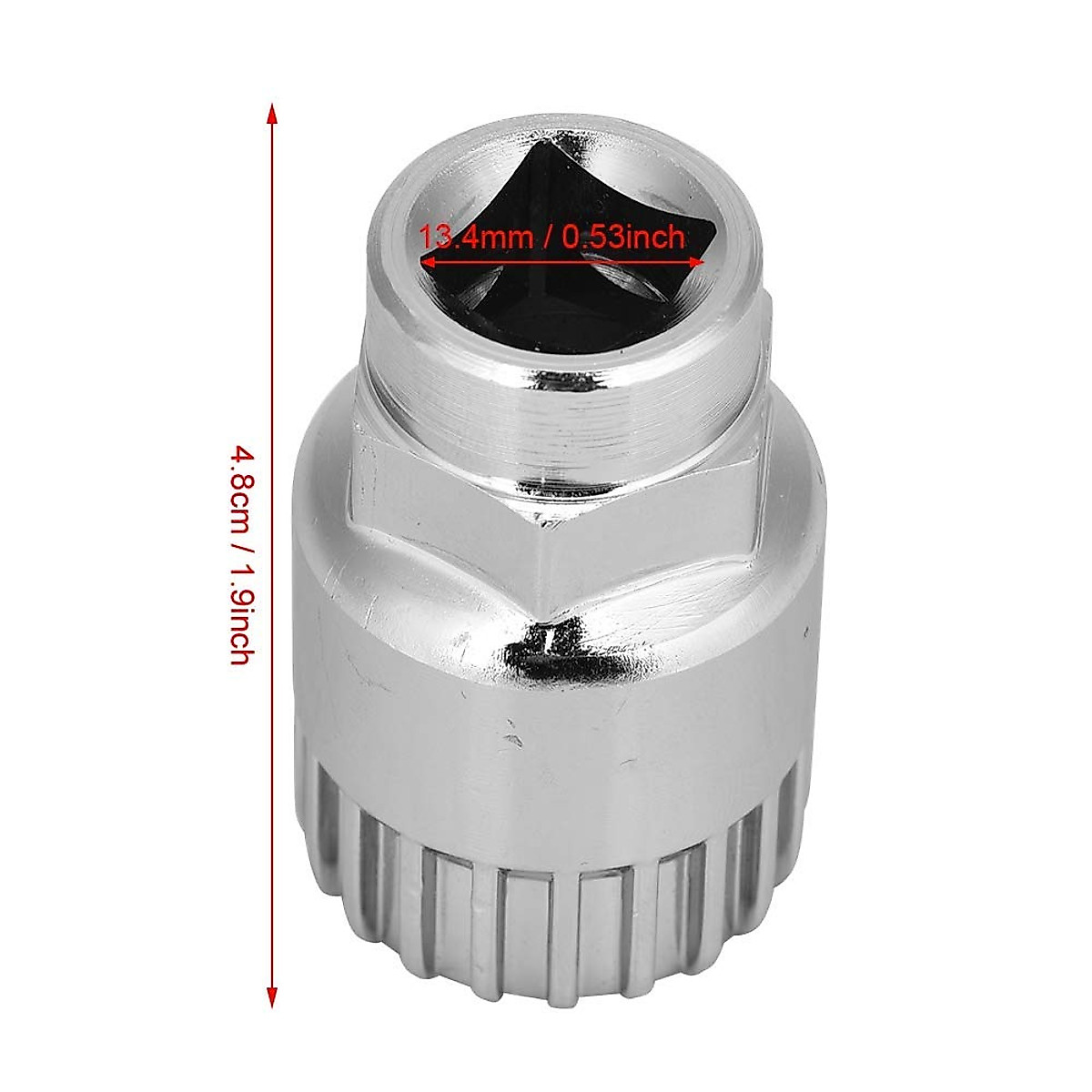 Alomejor Bike Wrench Bottom Bracket Kit Mountain Crank Removal Tool and Hole Spline Steel Professional Extractor Repair Kit