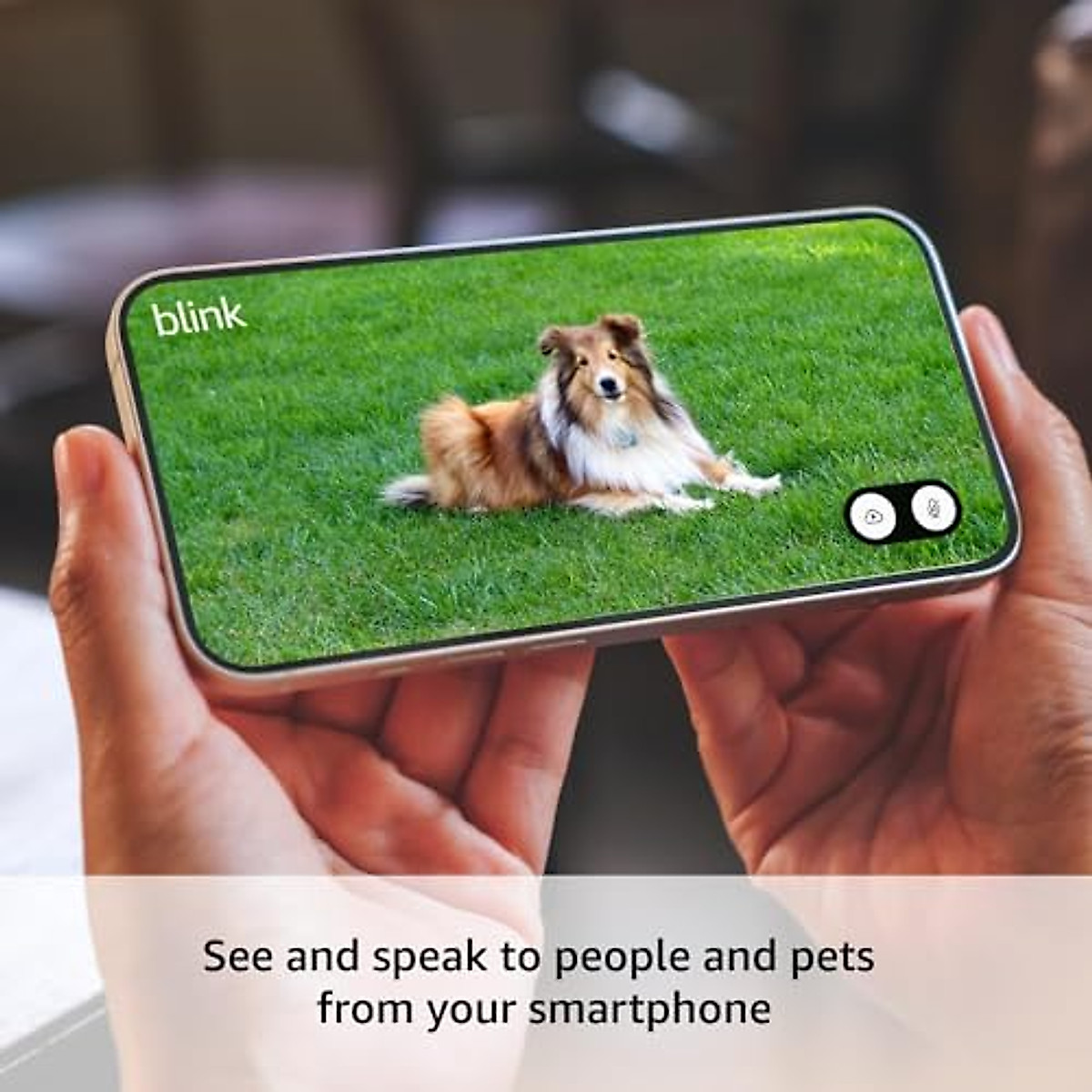 Blink Mini 2 (Newest Model) + Weather Resistant Adapter — Indoor/Outdoor Home Security & Pet Camera(s) with HD video, motion detection, and built-in spotlight — 2 cameras (White)