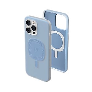 URBAN ARMOR GEAR [U] by UAG Designed for iPhone 14 Pro Max Case Blue Cerulean 6.7" Lucent 2.0 Build-in Magnet Compatible with MagSafe Charging Slim Lightweight Opaque Protective Cover