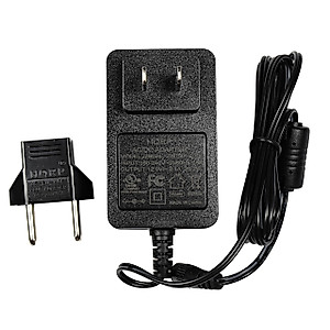 HQRP AC Adapter Compatible with Western Digital WD My Cloud WDBCTL0020HWT WDBCTL0030HWT WDBCTL0040HWT, 2TB 3TB 4TB Network Attached Storage NAS, Power Supply Cord Plus HQRP Euro Plug Adapter