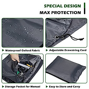 Waterproof Generator Storage Cover Fit For Honda Generator EU2200i EU2200IC EU2000i EU2000i EU2000i, Companion for Honda Power Equipment Polyester Fabric Outdoor 08P57-Z07-00S Generator Accessories