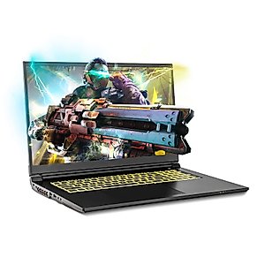 Sager 2023 NP7881C Gaming Laptop, 17.3 Inch FHD 144Hz 72% NTSC, Intel i9-13900HX, RTX 4050 6GB, 32GB RAM, 1TB Gen4 NVMe SSD, TBT 4, Win 11