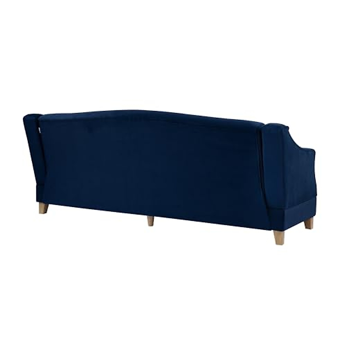 Serta Sophie Navy Velvet Convertible Sofa