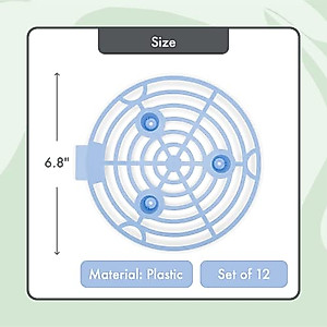 Homarden Melon Cradle - Pumpkin Support, Watermelon Holder Stand Trellis, Squash or Pumpkin Cradles, Plant & Garden Vegetable Supports for Cantaloupe, Honeydew, Pumpkins (Set of 12)