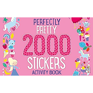 Totally Awesome 2000 Stickers: Perfectly Pretty Princess Activity and Sticker Book for Kids Ages 3-7 (Puzzles, Mazes, Coloring, Dot-to-Dot, And More!)