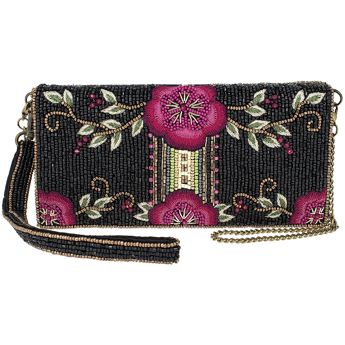 Mary Frances womens Garden Grove Crossbody Wallet Sling Bag, Multi, One Size US