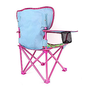 JOYIN 2 PCS Outdoor Butterfly Picnic Chair, Toddler Outdoor Camping Chair, Kids Lawn Folding Chair, Beach Chair, Lightweight, Foldable, with a Convenient Storage Bag, Gift for Little Girls