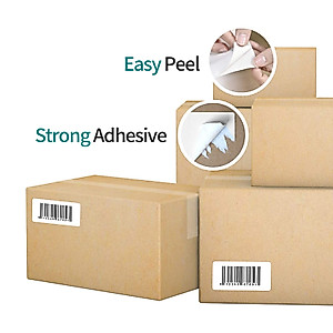 6000 Labels Compatible DYMO 30336 1"x2-1/8" Address & Barcode Labels, LabelChoice 12 Rolls Direct Thermal Labels Replacement Used with Rollo, DYMO Labelwriter 450, 450 Turbo, 4XL & Zebra Printers