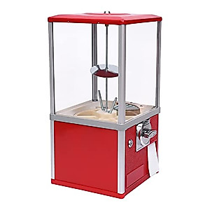 Commercial Vending Machine, Candy Gumball Bubble Gum Machine Bank, Coin Gumball Dispenser Machine for Gift, for Game Stores and Retail Stores