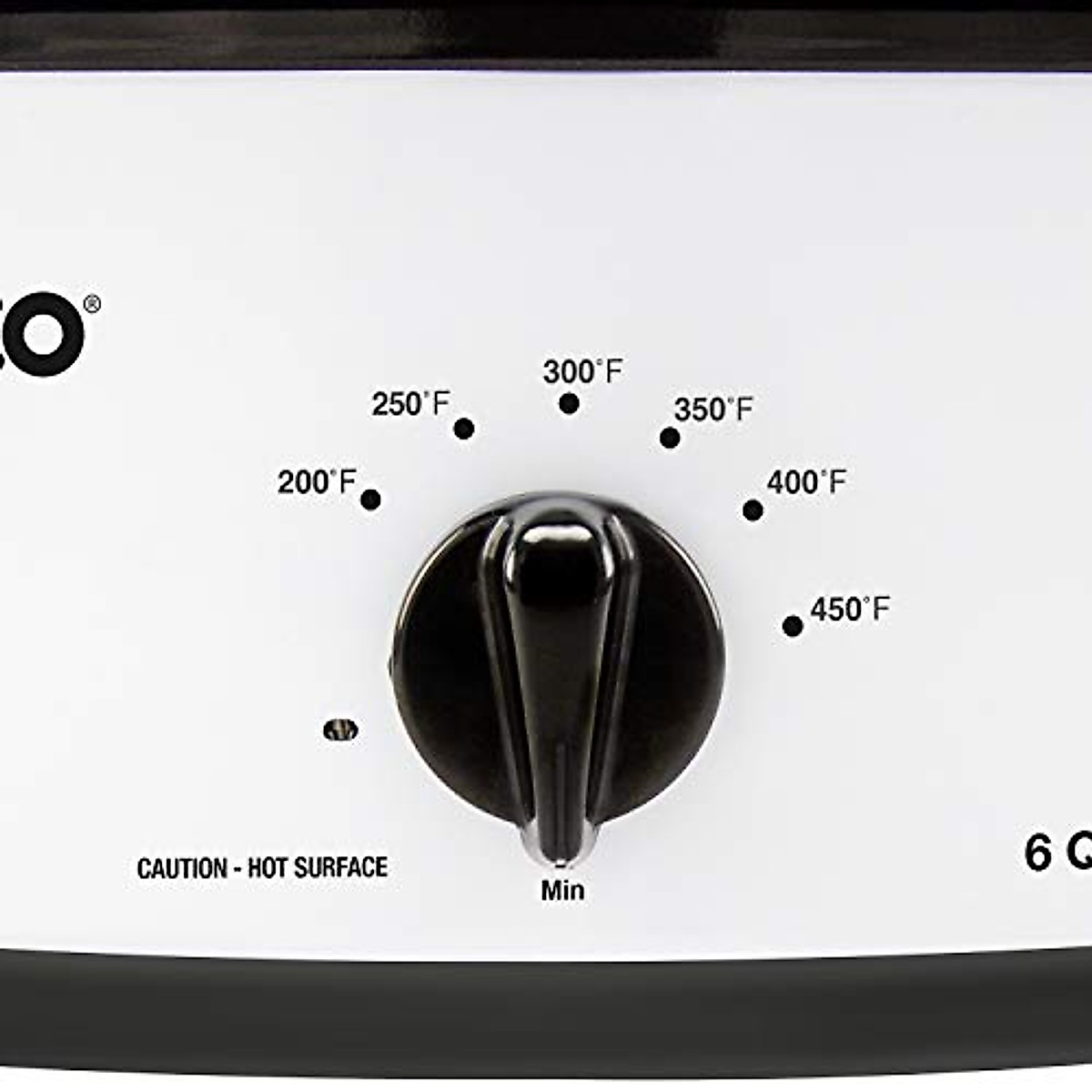 Nesco 4816-14 Porcelain Roaster Oven, 6 quart, White