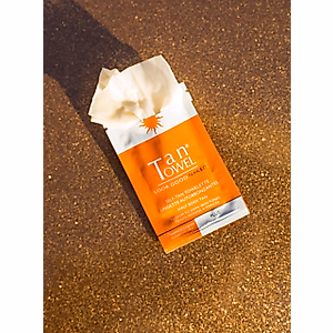 TanTowel Half Body Tan Towelettes - 10 Pack, Plus, 10 Count (Pack of 1)