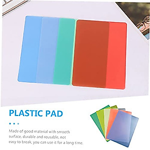20pcs A4 Writing Pad Desktop Protector Office Notepad Desk Notepad Plastic Paper Pad Anti- Static Writing Mat Writing Pad Plastic Board Office Writing Pad Exam Board
