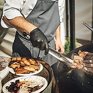 Morole Griddle Accessories Kit, 10PCS Flat Top Grill Accessories Set for Blackstone, Stainless Steel BBQ Accessories with Griddle Spatula, Griddle Scraper, Chopper, Bottles, Cleaning Set, Tong