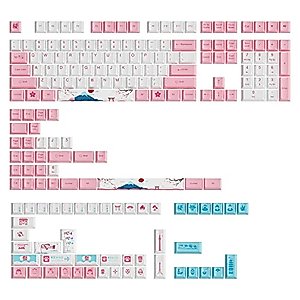 Akko World Tour Tokyo R2 185-Key Cherry Profile Dye-Sub PBT Keycaps Set for Mechanical Keyboards (English Version)