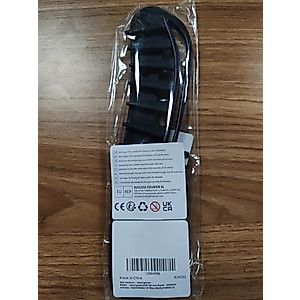 KINBOM 2Pcs Hair Combs, Wide Tooth Comb for Curly Wet Wavy Thick Hair Wigs Barber Salon, Large Tooth Spacing Shark Teeth Hair Hairstyle Tool (Black)