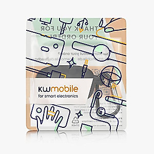 kwmobile Case Compatible with LG Tone Free FP9 Case - Silicone Cover Holder for Earbuds - Black