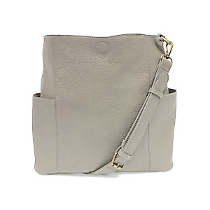 Joy Susan Women's Kayleigh Side Pocket Bucket Bag - Classic Grey