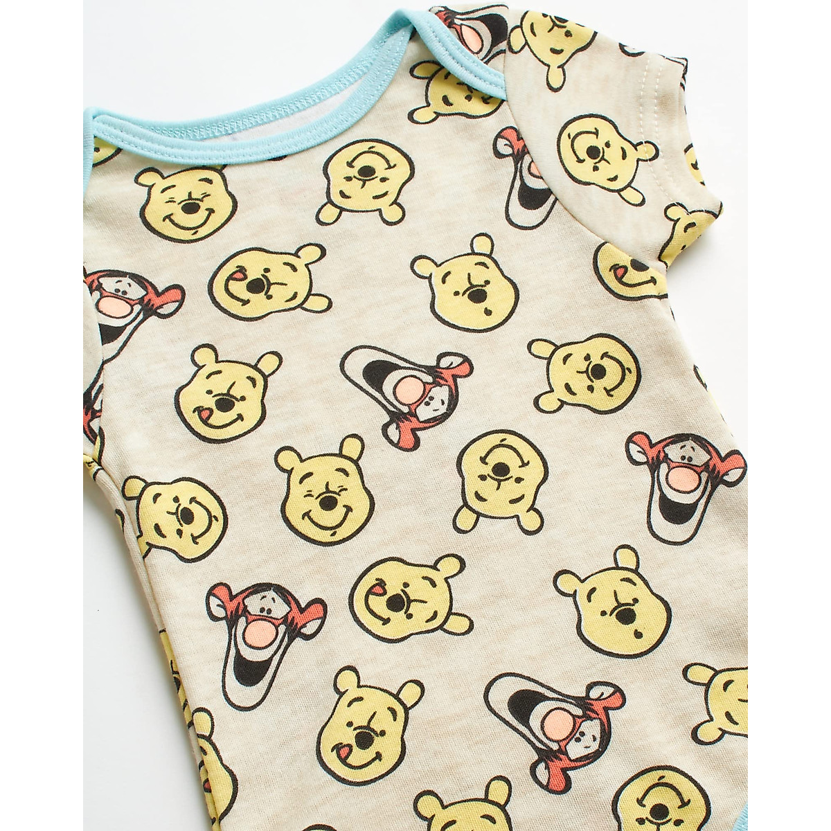 Disney Baby Boys' Bodysuits - 3 Pack Mickey Mouse, Lion King, Winnie The Pooh (Newborn), Size 0-3 Months, Pooh and Friends