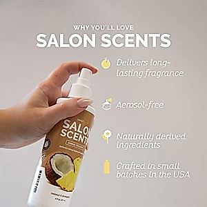 Bark2Basics Salon Scents Pet Grooming Cologne - 8 oz, Natural Professional Groomer Grade Perfume Deodorant for Dogs and Cats, Long Lasting, Deodorizing (Blueberry Pie)