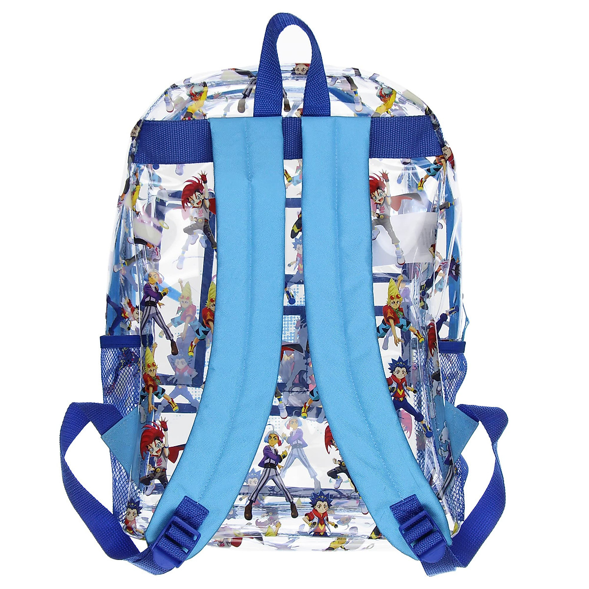 INTIMO, Beyblade Burst Heavy Duty Clear School Travel Backpack Book Bag