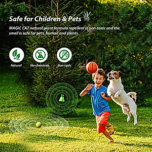 MAGIC CAT 10 Pack Snake Repellent for Yard Powerful, Snake Away Repellent Pet Safe for Yard Lawn Garden Camping Fishing, Natural Plant Formula Repellent Balls for Outdoor & Indoor Snake Control