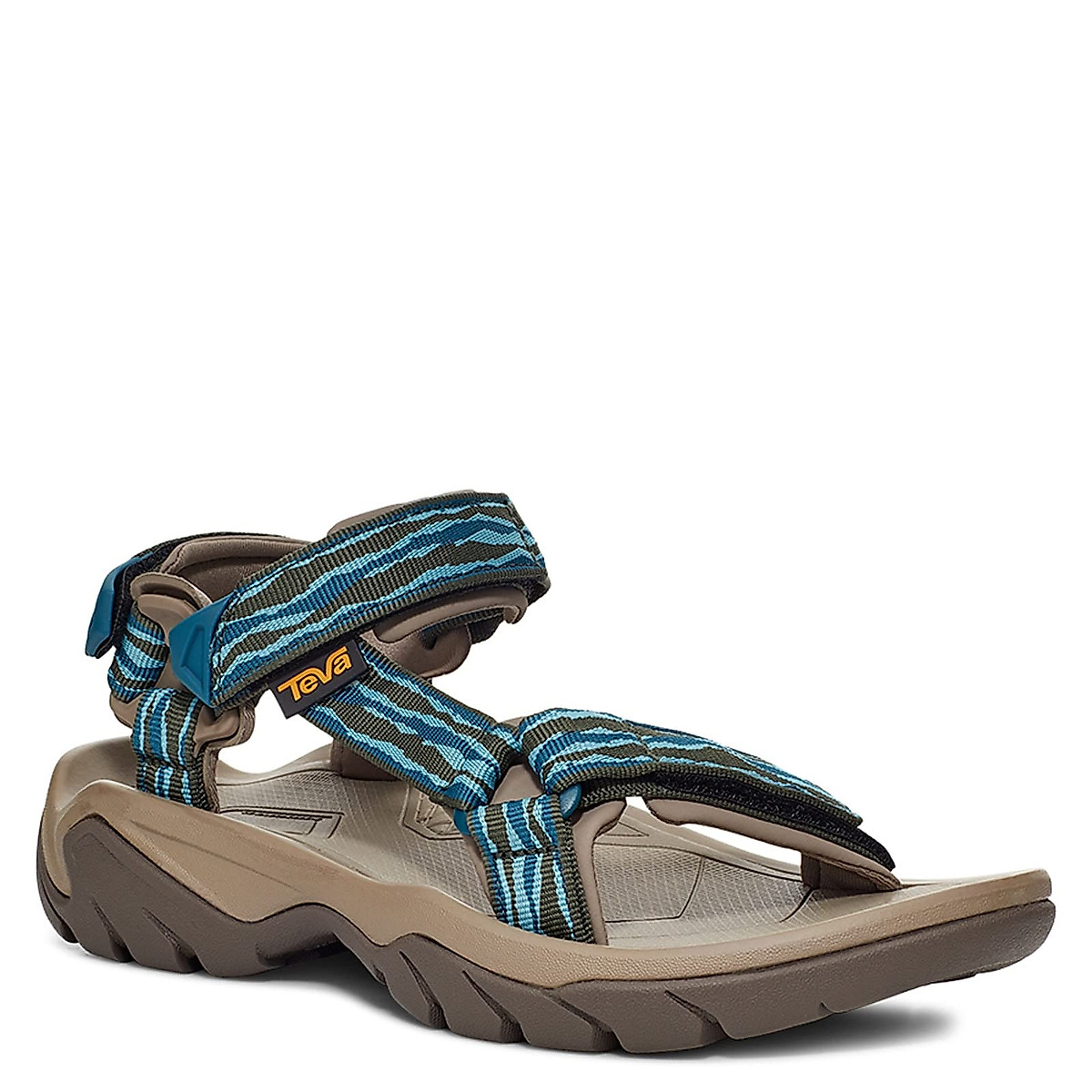 Teva Women's Terra Fi 5 Universal Sandal, Foggy Mountain Blue/Green, 7