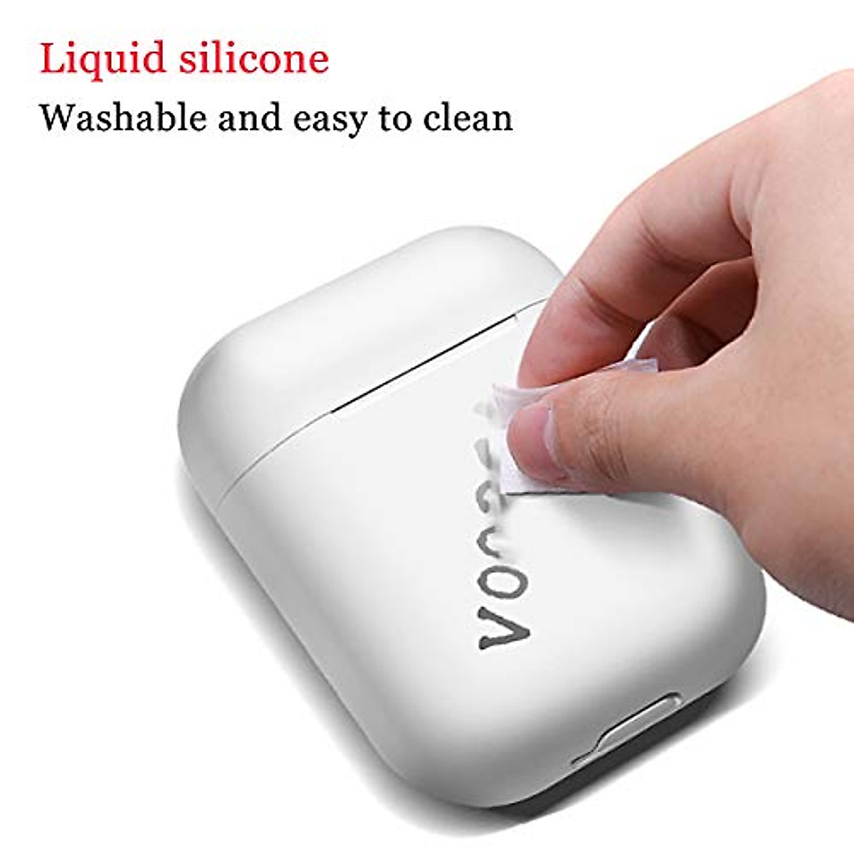 Compatible AirPods Case Cover Silicone Protective Skin for Apple Airpod Case 2nd &1st Generation (2 Pack) (Pink-Turquoise)