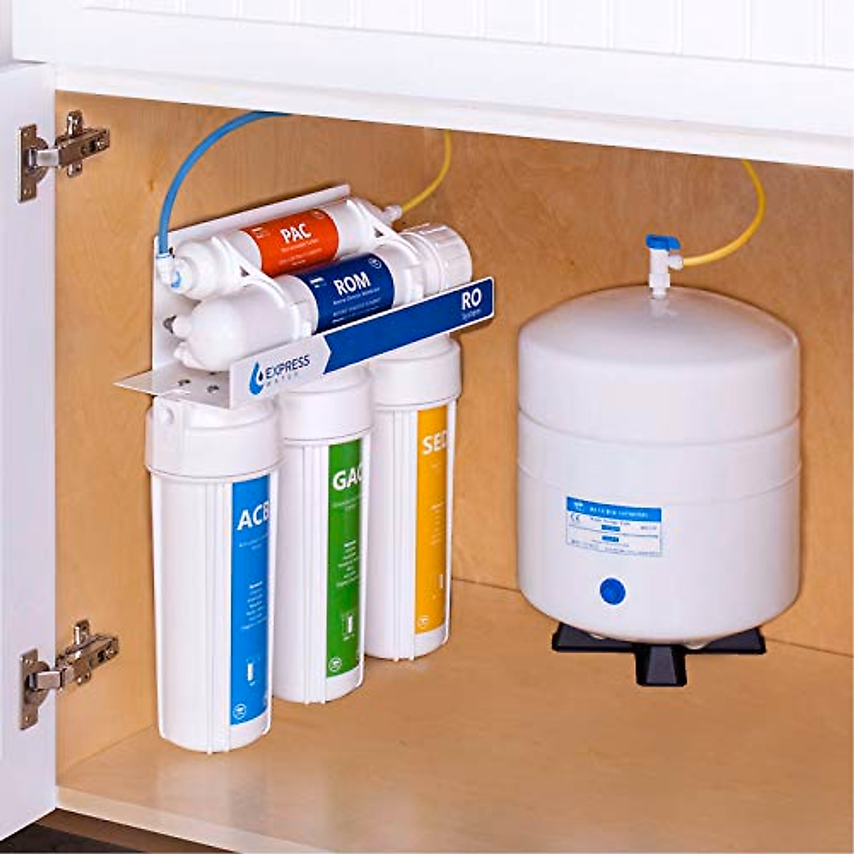 Express Water White Double O Ring Standard 10" Filter Housing for Water Filters + Reverse Osmosis RO Systems