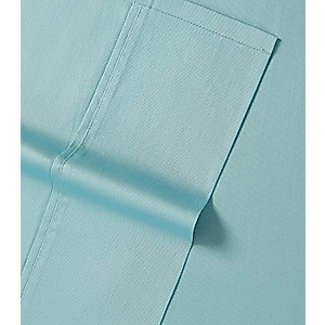 Avanti Linens Fiesta - an American Icon - Twin Size Sheet Set, 3 pc (Flat Sheet, Fitted Sheet and 1 Pillowcase), Turquoise (Model: 55700TSS TUR)