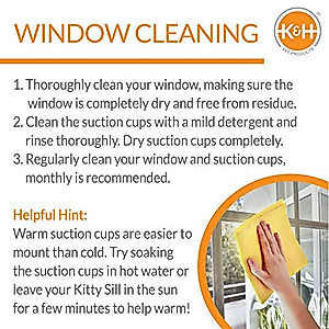 K&H PET PRODUCTS, Creative Solutions Cat Window Lounger Double, 1 Count