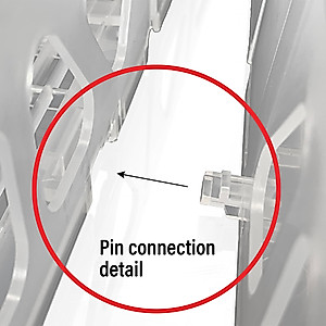 Visi-Slide 14/16oz Soda Beverage Dispenser - Gravity Fed Glide for Angled Shelves for Coolers, Commercial Refrigerators, Cold Vaults (Pack of 2)Drink Dispenser and Organizer for Cans, Bottles and More