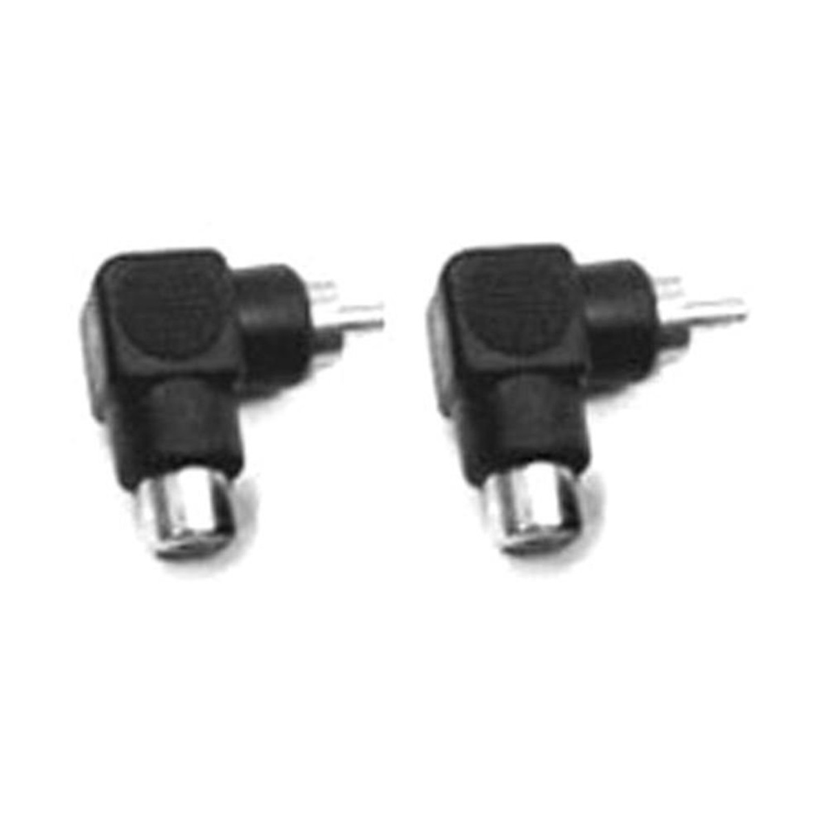 Hosa GRA-259 RCA to RCA Right Angle Adaptors, 2 Pieces