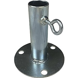 1.5" Foot Pad, EMT Conduit Canopy Fittings by Cowboy Canopy, Metal Carport Parts, Pole Holder/Base (4)