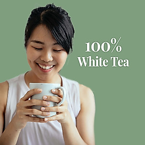 The Republic of Tea Emperor's 100% White Tea, Zero Calorie, Sugar-Free, Carb-Free, 50 Tea Bag Tin