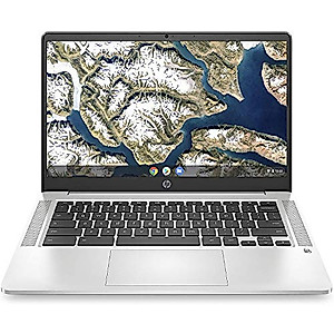 HP 2021 Chromebook 14" HD Student Laptop, Intel Celeron N4000(up to 2.6GHz), 4GB RAM, 32GB eMMC Backlit-KB, Webcam, Fast Charge, WiFi, USB-A&C, BT, Chrome OS, w/Masdrow Accessories