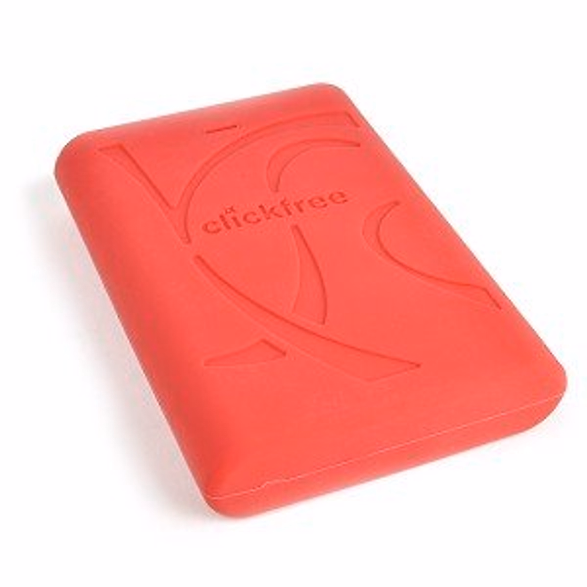 Clickfree C6 Rugged 500GB SuperSpeed USB 3.0 2.5" External Hard Drive w/Automatic Backup (Red)
