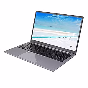 Jeanoko 256GB Laptop, 8GB and 256GB UHD630 DDR4 2666MHz 15.5in Laptop Dual Channel HD IPS Screen Aluminium Alloy for Work(#2)