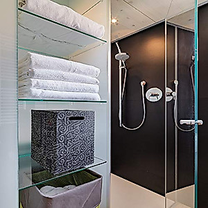 Rectangle Floating Glass Shelf - 12 " x 24 " Inch - 3/8 " Inch Thick - Flat Polished