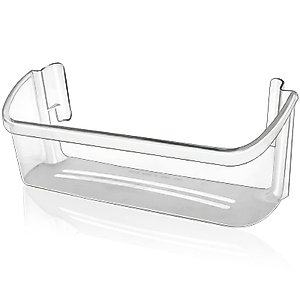 240323002 Refrigerator Door Bin Shelf Compatible with Frigidaire or Electrolux, Bottom Shelves, Clear, Replaces PS429725, AH429725, AP2115742，Single