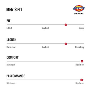 Dickies Men's Signature Elastic Waist Scrubs Pant, Dark Khaki Large Tall