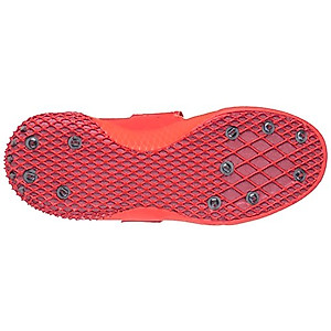 adidas Women's Adizero Javelin Track Shoe, Solar Red/White/Metallic/Silver, 15