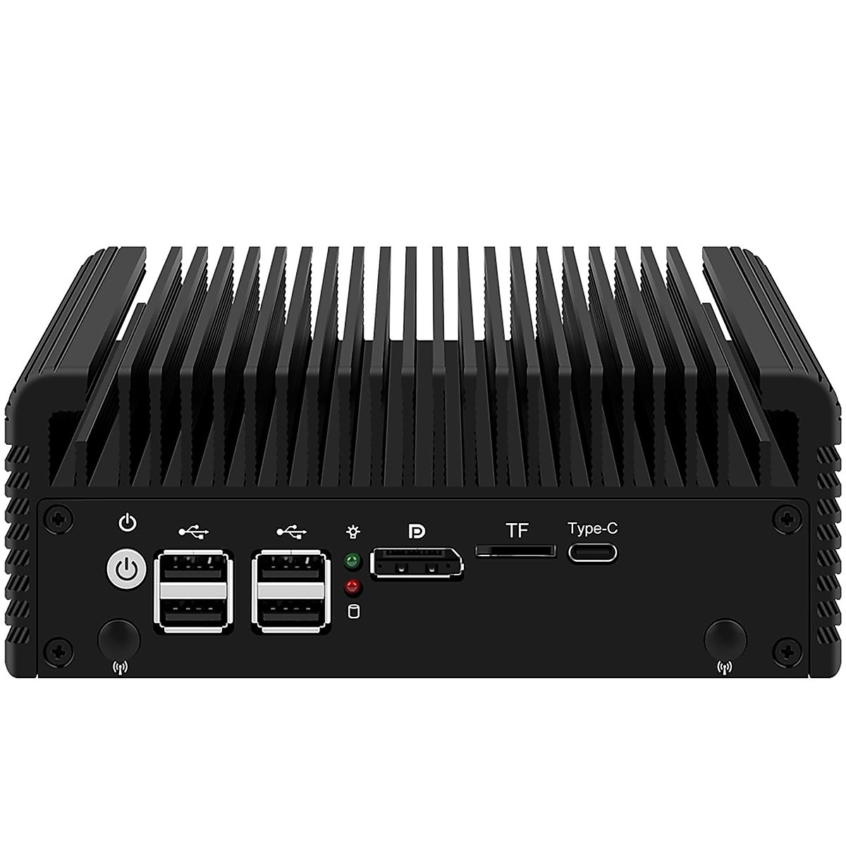 4K Firewall Micro Appliance, 5 Port i226-V 2.5G LAN Fanless Mini PC Intel N100, No DDR5 No NVMe, 2* HDMI, 4xUSB2.0, 1*DP, 1*Type-C, VPN Router PC, OPNsense, Ethernet AES-NI, ESXi Proxmox Host