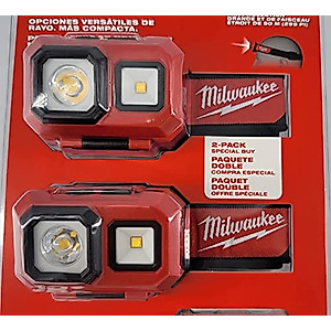 Milwaukee 450 Lumens LED Spot/Flood Headlamp (2-Pack)