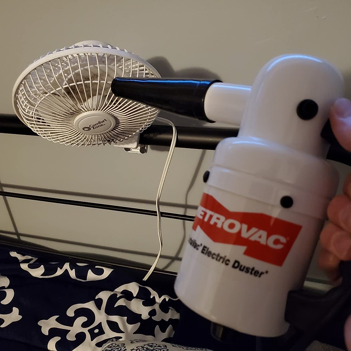 Bonus - Includes 3 Extra Filters - Metro DataVac Electric Duster - 500-Watt Motor - Model ED500P Computer - Electronics Duster- Made In The USA